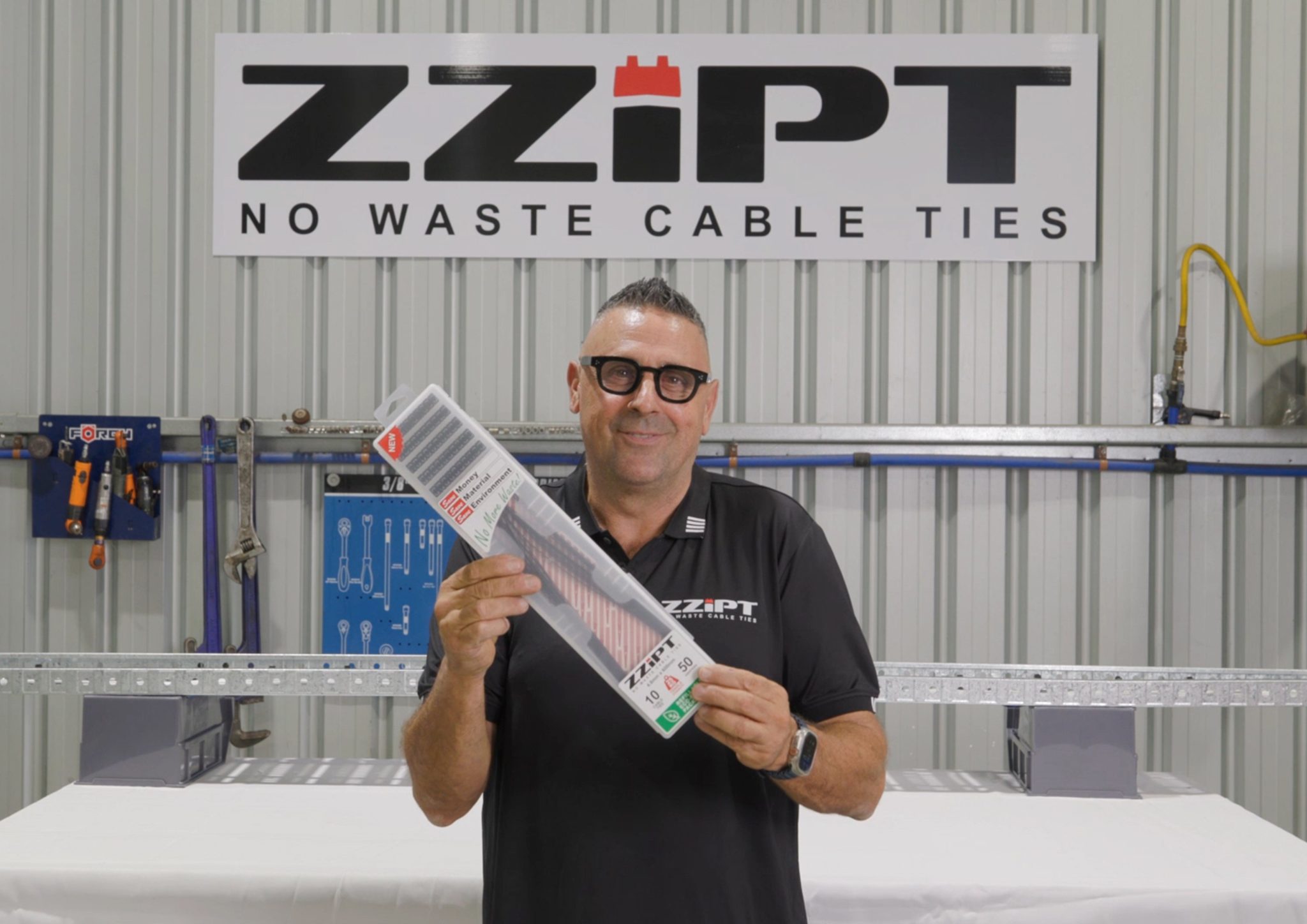 ZZIPT - No Waste Cable Ties - Good Design